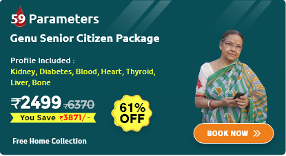 Book GENU SENIOR CITIZEN PACKAGE (TOTAL 59 PARAMETERS) Online In Kolkata